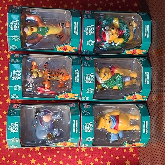 Disney | Holiday | Vintage Disney Winnie The Pooh Christmas Ornaments ...